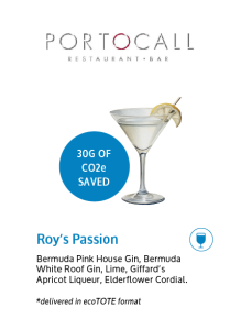 Bermuda Cocktail Map - ecoSPIRITS